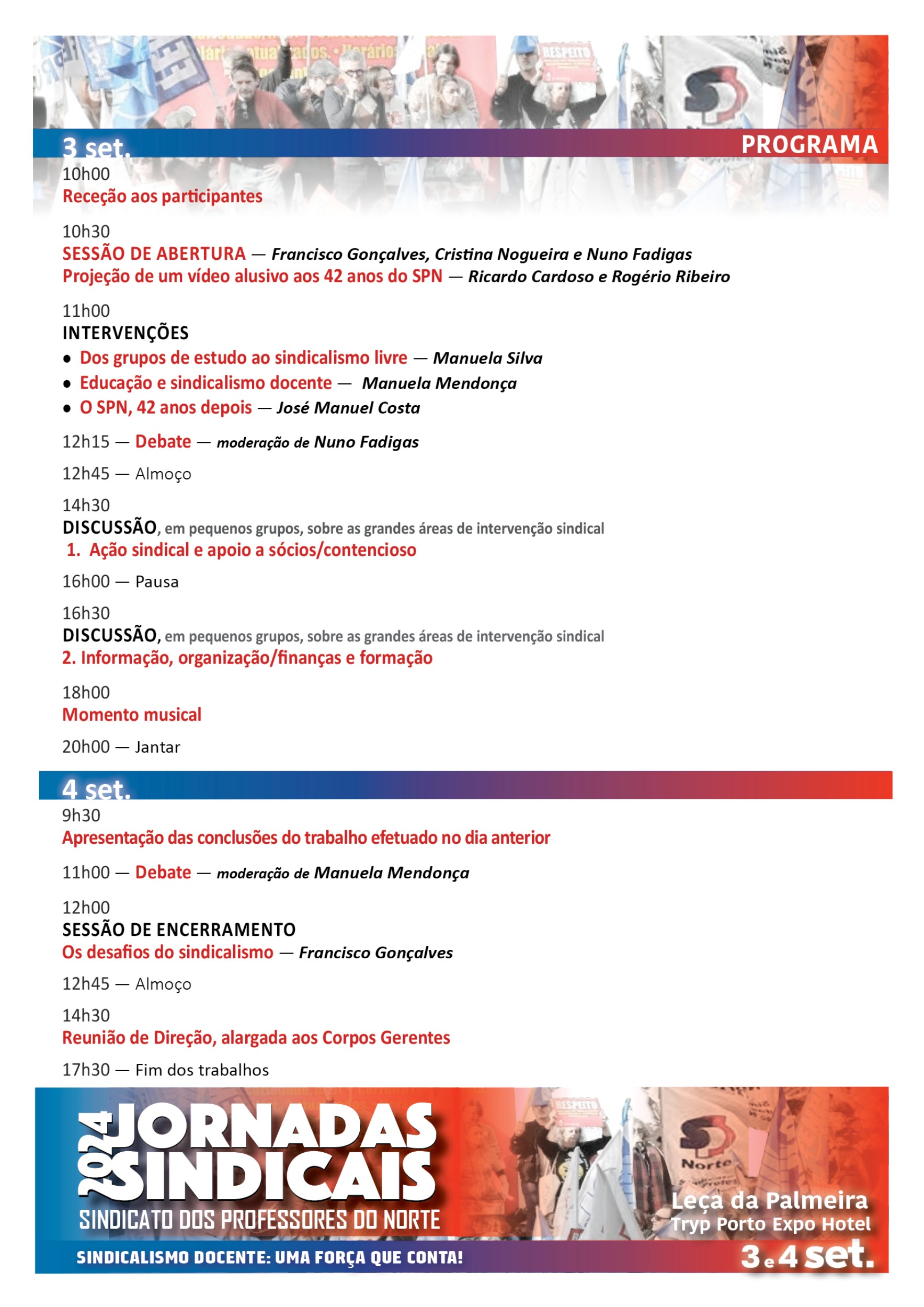 SPN - Jornadas Sindicais 2024